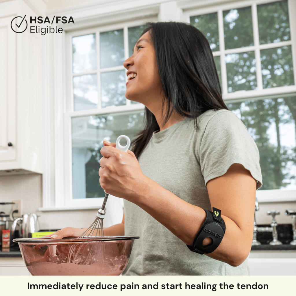 Tennis Elbow Brace Counterforce Elbow Brace For Tennis Elbow By Alleviate