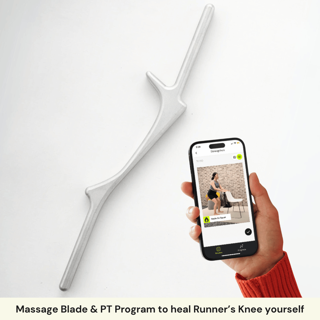 Runner's Knee Essentials | Knee Massage Blade + Guided Recovery Program ...
